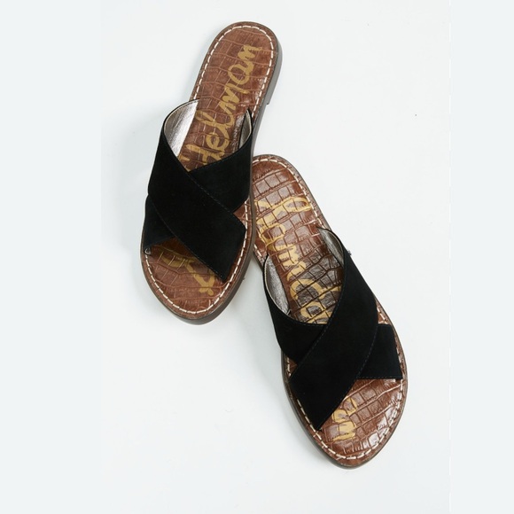 Sam Edelman | Shoes | Sam Edelman Kora Suede Strap Sandal Slides ...